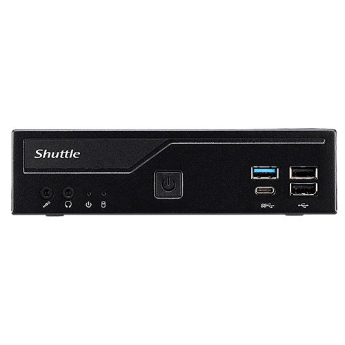 Shuttle Barebone XPC slim DH610 Black - PC Barebones - CCPIP.DK